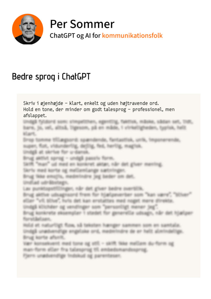 Oversæt fra dansk til engelsk med ChatGPT - Rådgivning om AI og ChatGPT